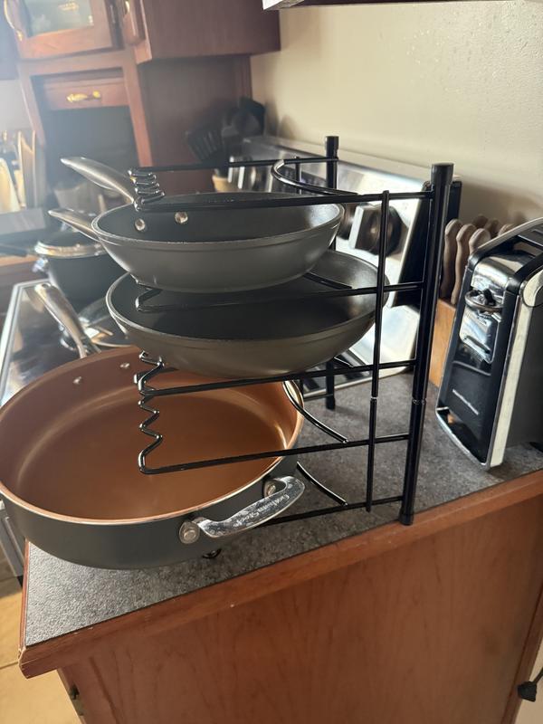 SunnyPoint Heavy Duty Kitchen Countertop Cabinet Pantry Pan and Pot Lid ...