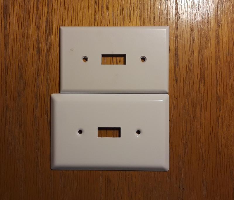 allen + roth Simple Square 1-Gang Standard Size Pure White Steel Indoor ...