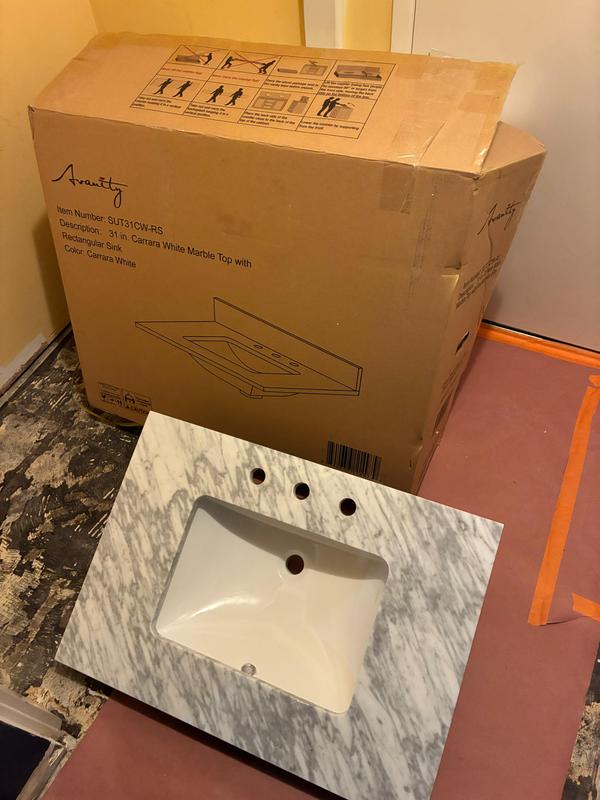 Avanity Carina 48-in Coffee Teak Undermount Single Sink Bathroom Vanity ...