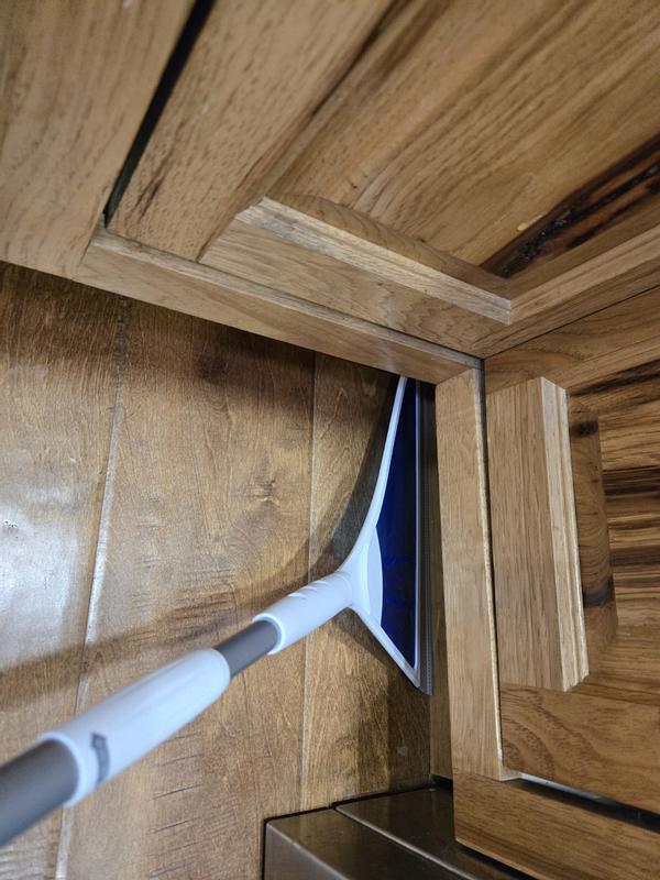 Helio AIR Broom 12-in Plastic Multi-surface Angle with dustpan Upright ...