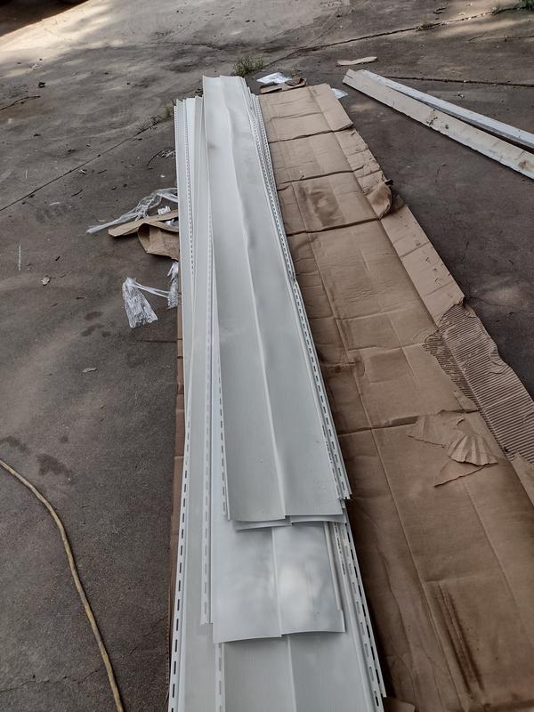 Georgia-Pacific Vision Pro Double 5-in Traditional Almond Vinyl Siding ...