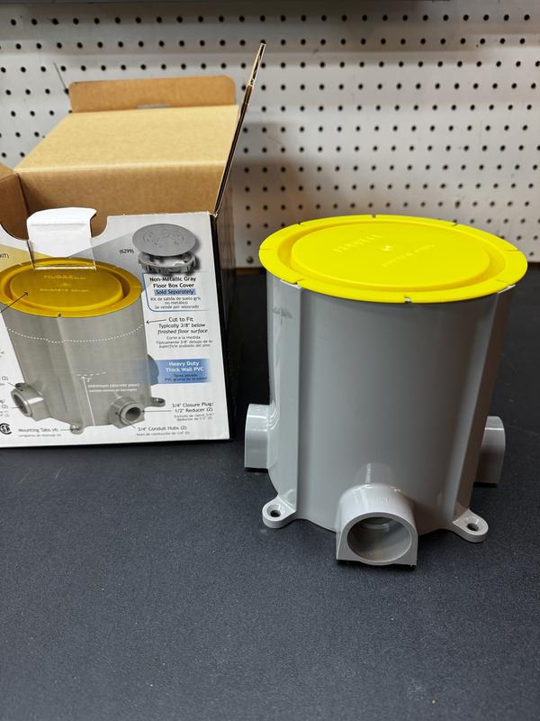 Hubbell RACO Plastic New Work Round Electrical Box 5511 at Lowes.com