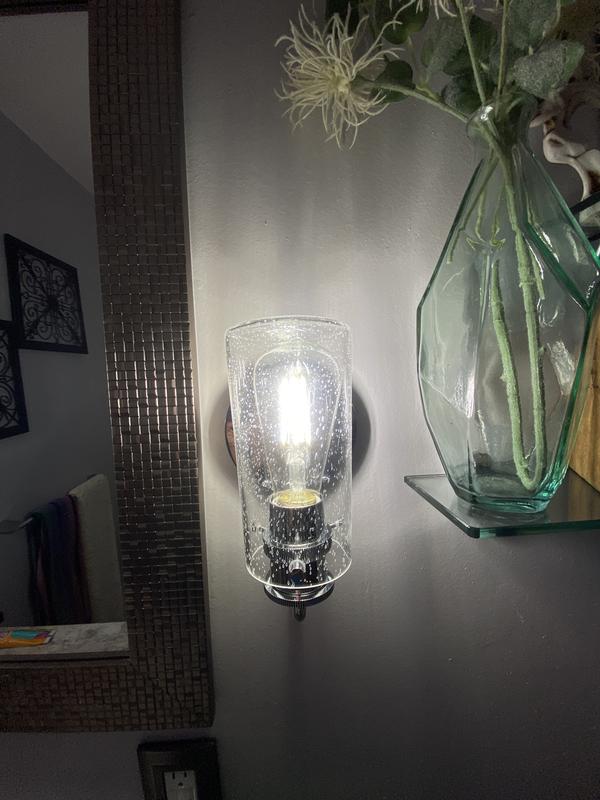 Kichler Braelyn 5-in 1-Light Chrome Farmhouse Vanity Light 45457CH at ...