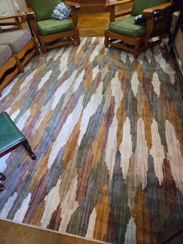 allen + roth Raven Diamonds 5 X 8 (ft) Multiple Colors/Finishes Indoor ...