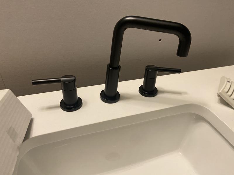 Delta Nicoli Matte Black Widespread 2-Handle WaterSense Bathroom Sink ...