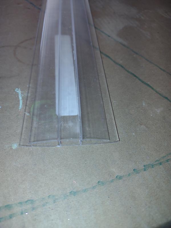 AmeriLux International 3-in W x 8-ft L Semi-gloss Plastic H Channel in ...