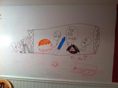 IdeaPaint HOME Clear Gloss Dry Erase Paint 40 Sq. Ft (1-pint) in the ...