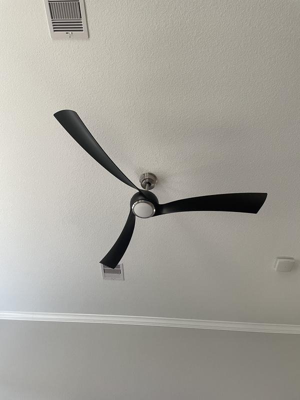 Fanimation Wrap Custom 44-in Dark Bronze with Black Blades Color ...