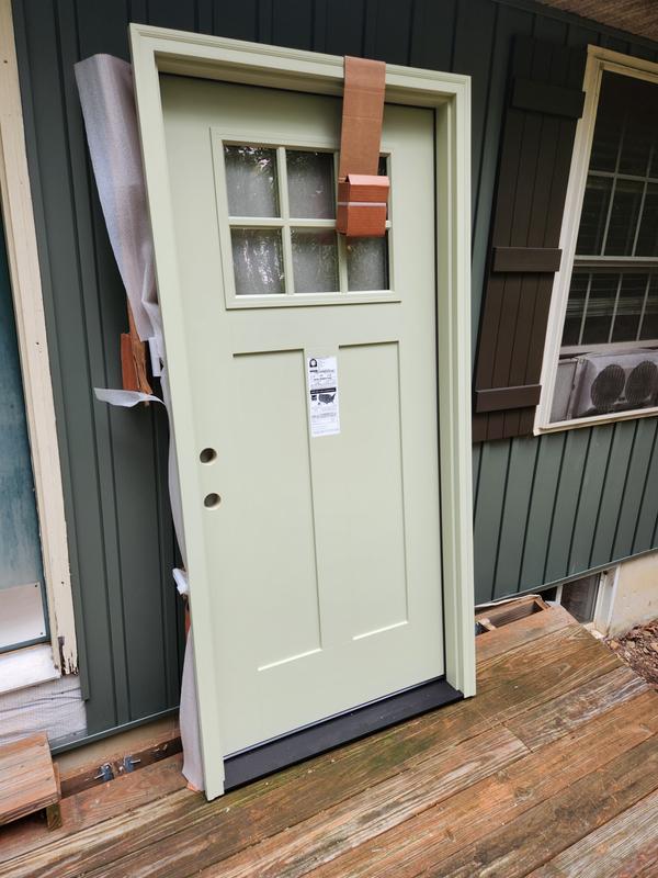 Pella Pella Entry Doors Smooth Grain 36-in x 80-in x 4-9/16-in ...