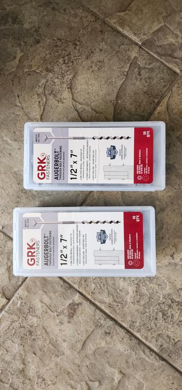GRK 1/2-in x 7-in Zinc-plated Coarse Thread Hex Bolt (10-Count) 81271 ...