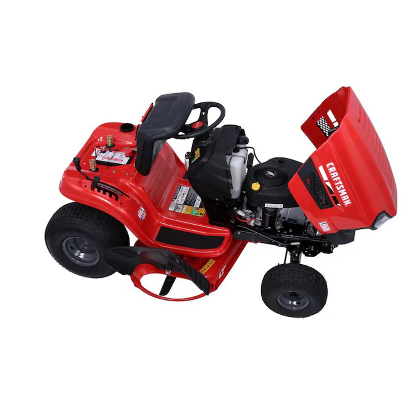 Shop CRAFTSMAN R110 30-in Mini Riding Lawn Mower with Bagger & Oil ...