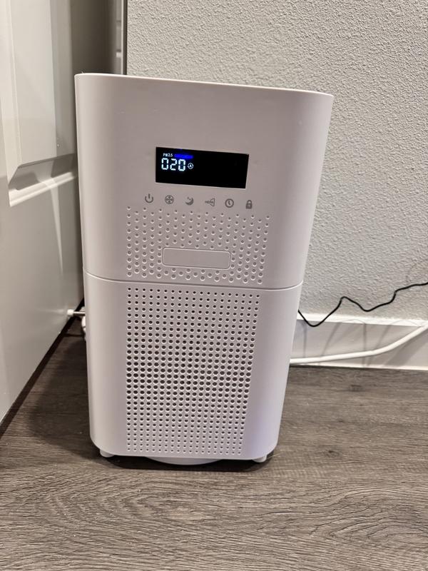EdenDirect White-gray HEPA Air Purifier (Covers: 600-sq ft ) in the Air ...