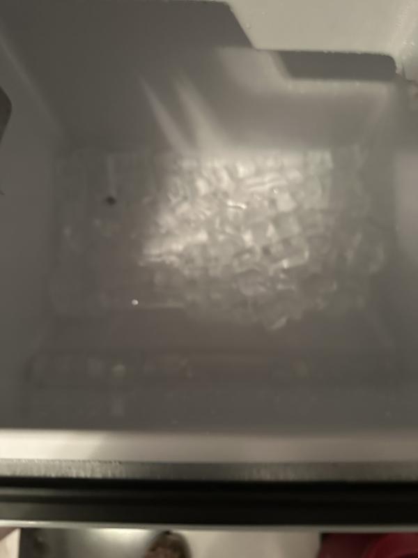 COWSAR 22-lb Ice Storage 66-lb Ice Per day Cubed Ice Maker ( Stainless ...