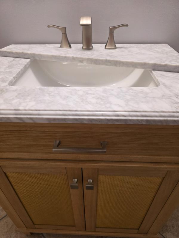 allen + roth Connery 36-in Warm Oak Undermount Single Sink Bathroom ...