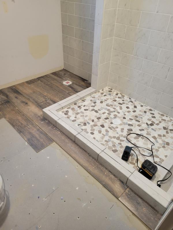 DELLA TORRE Kinabalu Natural 8-in x 48-in Glazed Porcelain Wood Look ...