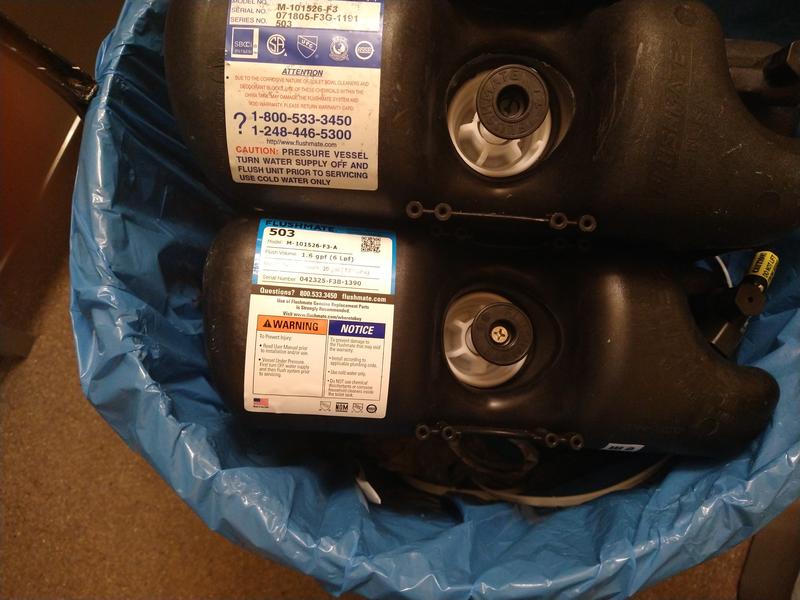 Sloan Pressure-assist Flush System M-101526-F3BK at Lowes.com