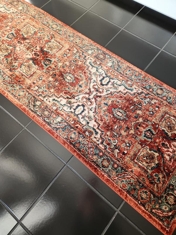 allen + roth with STAINMASTER Jezebel Performance 2 X 8 (ft) Garnet ...