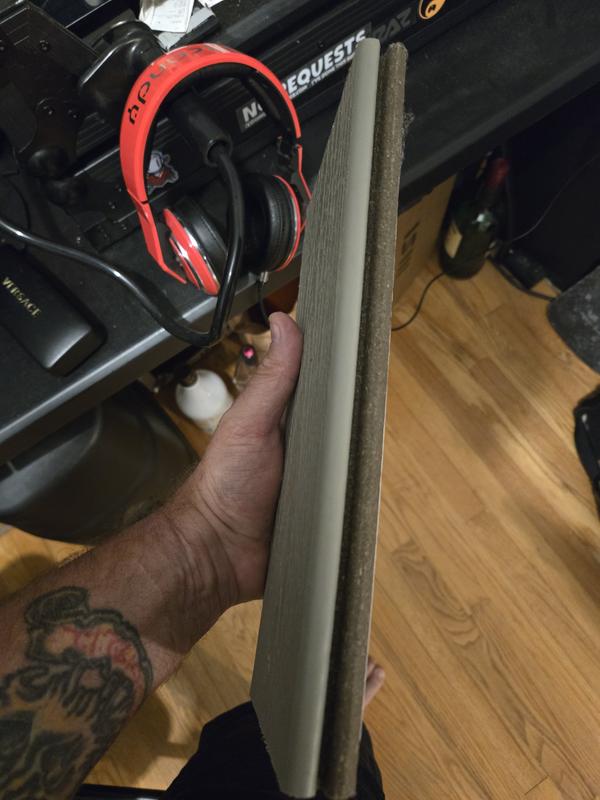 Trex Enhance Basics 12-in Tide Pool Composite Deck Board (Sample) in ...