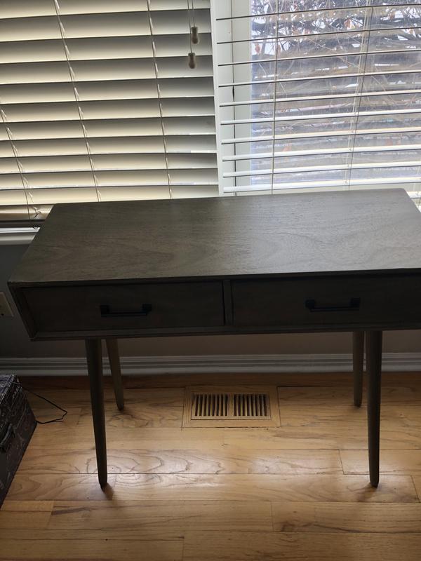 allen + roth 33.75-in Brown Modern/Contemporary Writing desk in the ...
