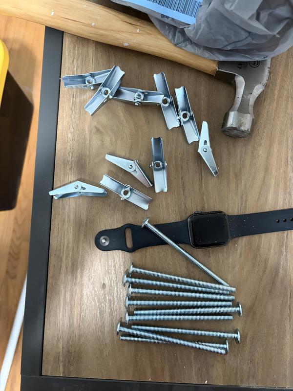 Blue Hawk 70.0-lb 1/4-in x 3-in Toggle Bolt Anchors with Screws ...