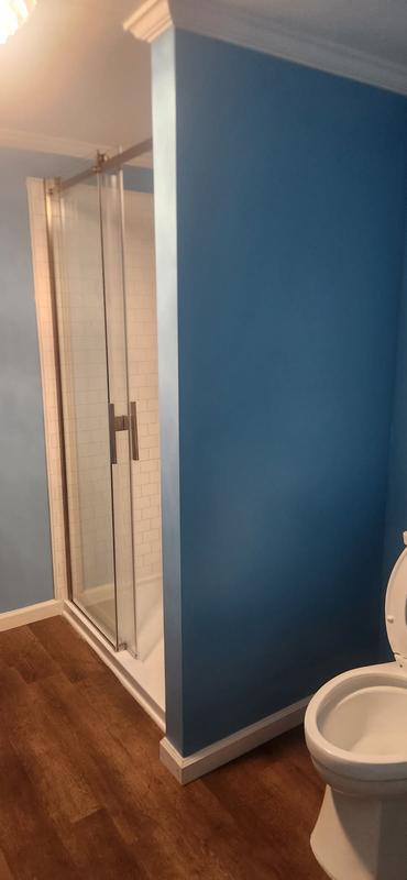 allen + roth Shower Door DAVIDSON-48GP-MB at Lowes.com