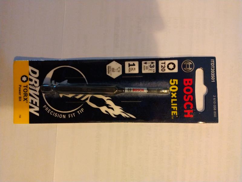 Bosch Driven 1/4-in x 3-1/2-in Torx Impact Driver Bit ITDT203501 at ...