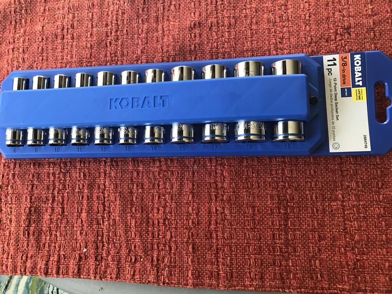 Kobalt 3/8-in Drive Standard (SAE) Deep Socket Set (11-Pieces) 81717 at ...