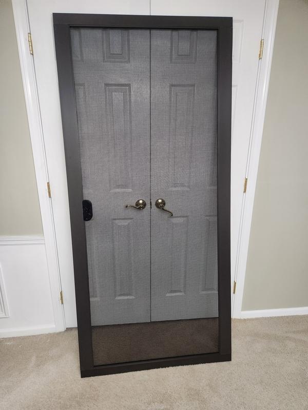 RITESCREEN Patio Doors Universal reversible Sliding Screen door 30-in x ...
