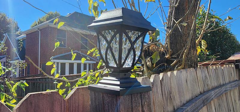 Harbor Breeze 2-pack Universal Path Light Post Mount Adapter LS1393-BKM ...