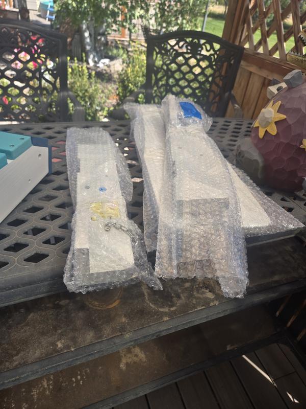 VOUA HDPE Folding Adirondack Chair Stackable Chair with Slat Seat ...