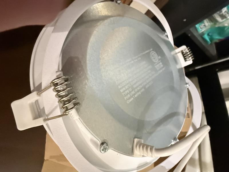 Utilitech White 6-in 1200 -Lumens Switchable white Round Dimmable LED ...
