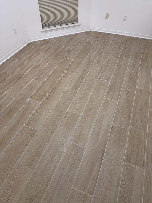 Satori Montana Creek 8-in x 48-in Matte Porcelain Wood Look Floor Tile ...