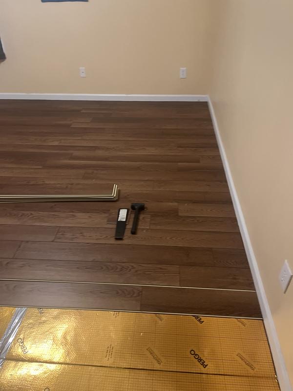 SMARTCORE Ultra Blue Ridge Pine Brown 12-mil Waterproof Interlocking ...