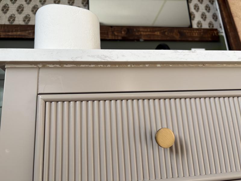 Shop allen + roth allen + roth Sandbanks White 36-in Vanity and Faucet ...