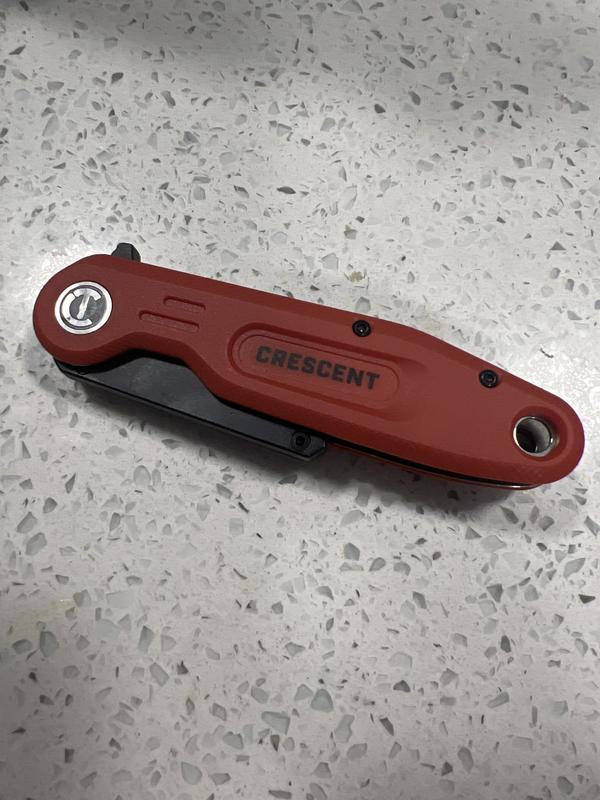 Crescent 0.5Mm 1-Blade Folding Utility Knife CTKFHEDC at Lowes.com