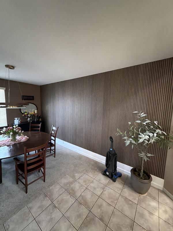 1/2-in x 8-5/8-in x 8-ft Finished Warm Oak MDF Shiplap Fluted Wall ...