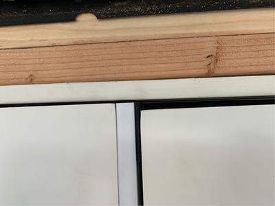 JELD-WEN 60-in x 80-in Tempered Simulated Divided Light Timber Gray ...