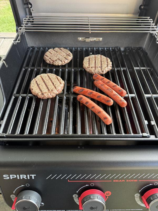 Weber Spirit EP-425 Stealth Matte Black 4 -Burner Liquid Propane Gas ...