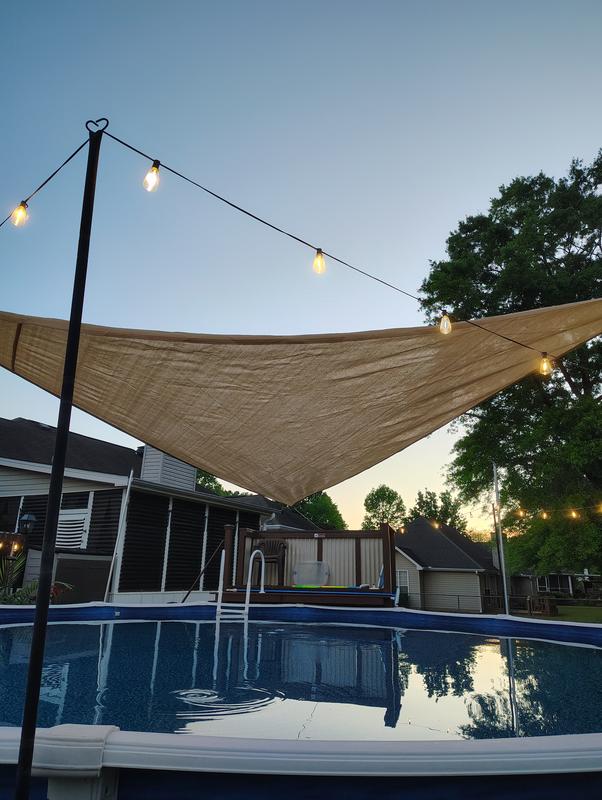 Sun-Ray SunRay 8-ft x 10-ft Sand Shade Sail with Fasteners 202004 at ...