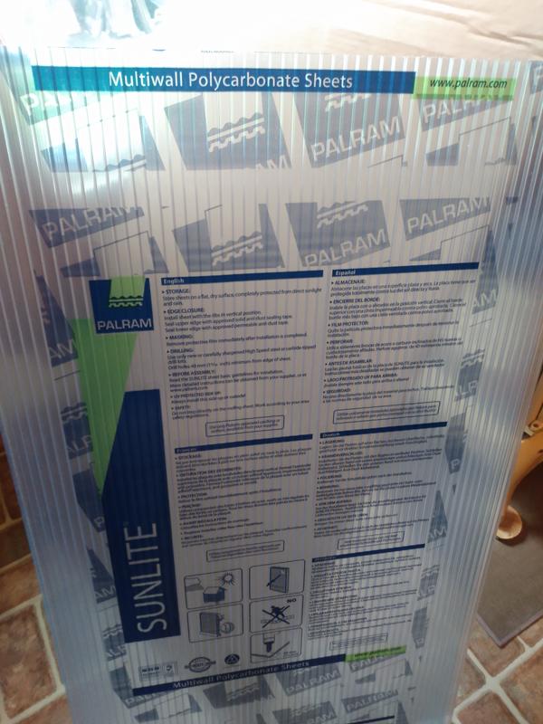 Sunlite 0.31-in T x 48-in W x 24-in L Clear Polycarbonate Sheet 400995 ...