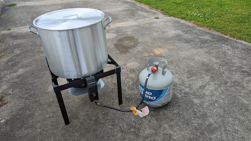 Camp Chef 100-qt Boil Pot with 1-Burner Propane Electronic Stainless ...