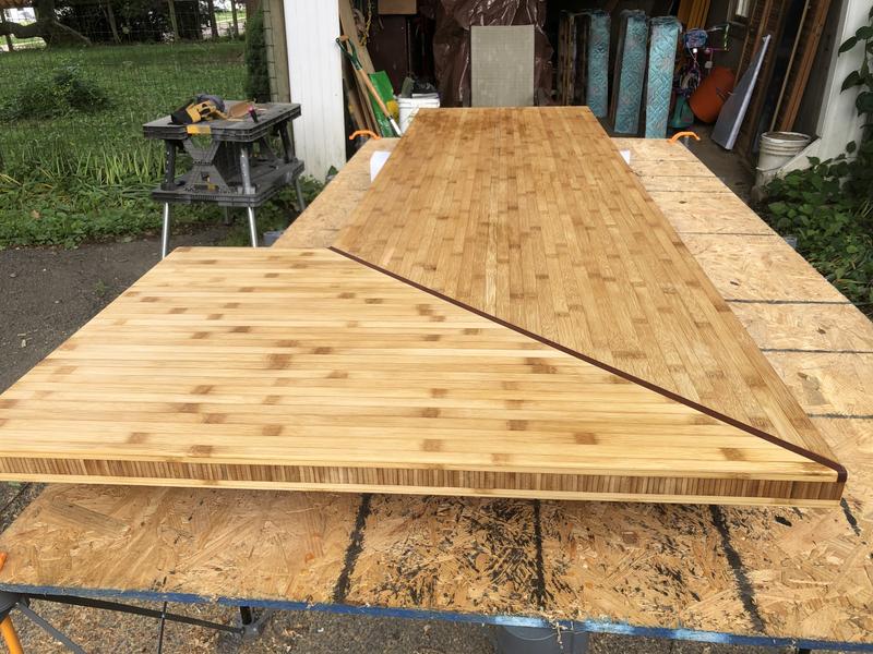 Sparrow Peak Bamboo Vertical Grain 72-in x 25-in x 1.75-in Unfinished ...