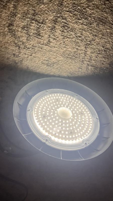 Honbei 23.62-in x 11.81-in 1-Light 200W LED Linear High Bay Light 5000K ...