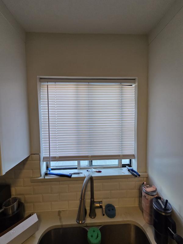 Project Source Light Filtering 1-in Slat Width 46-in x 64-in Cordless ...