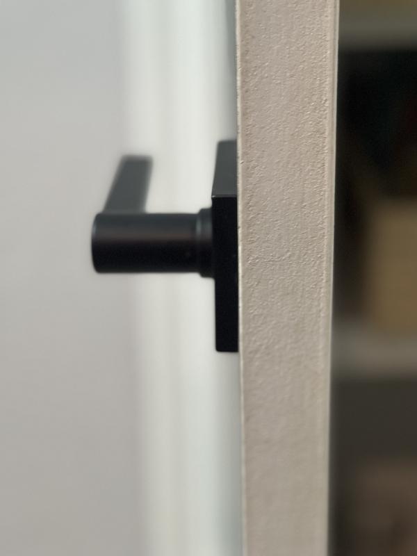 RELIABILT Dallas Matte Black Interior/Exterior Dummy Door Handle 93550 ...