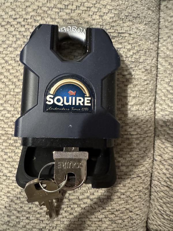Squire Locks Stronghold Keyed Padlock, 2-9/16-in Wide x 3/4-in Shackle ...