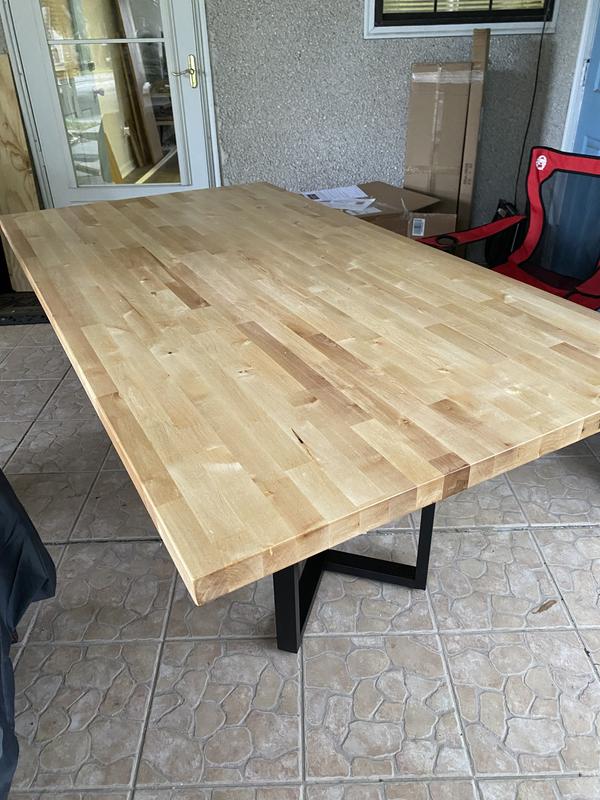 The Baltic Butcher Block 6-ft x 39-in x 1.75-in Natural Birch Butcher ...