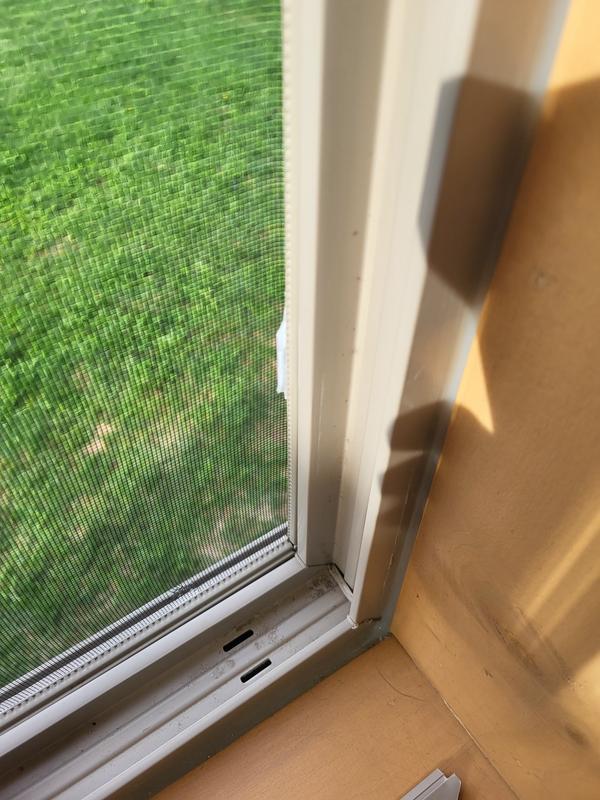 Pella 150 Series Fossil Exterior Fossil Interior Left-Handed Vinyl ...