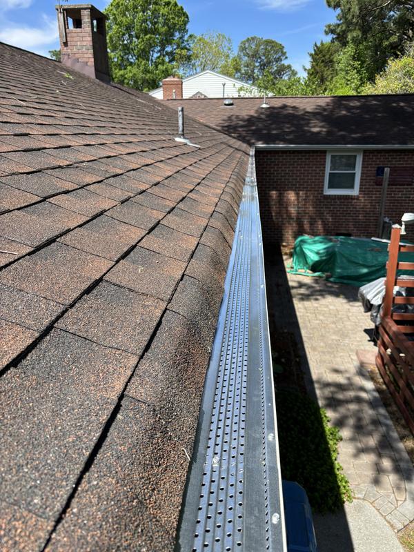 Atlas Gutter Guard Aluminum 5-in x 4-ft Gutter guard screen 24 -Pack in ...