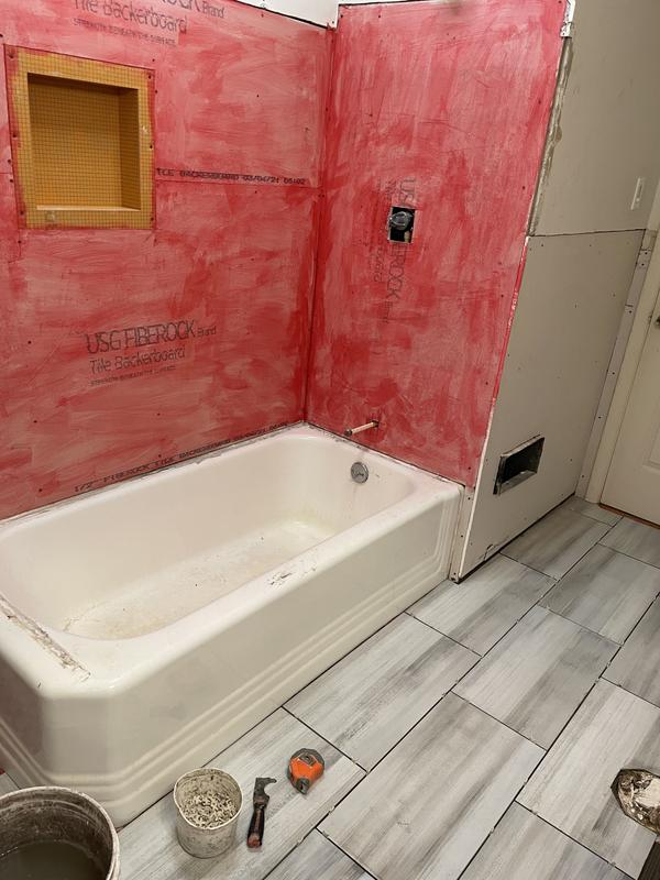 FIBEROCK Brand 3-ft x 5-ft x 1/4-in Waterproof Gypsum Backer Board 1.0 ...